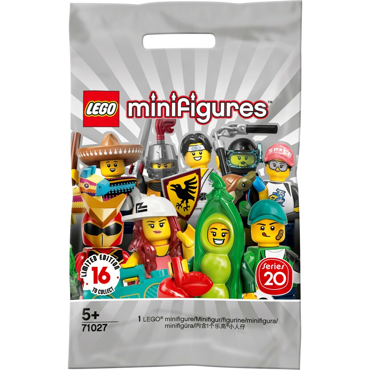 Lego CMF Minifigure Series 20 - No. 13 Green Brick Costume Guy - 71027 ...
