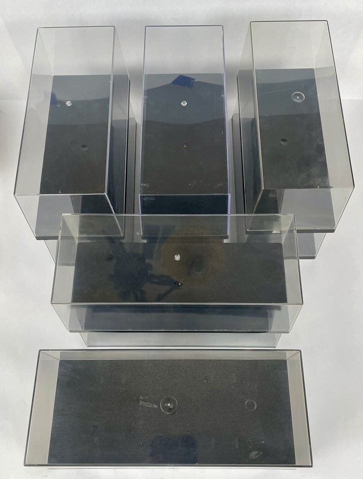 Lot of 10 Clear Acrylic Plastic 1:24 1:25 Model Car Dust Proof Display ...