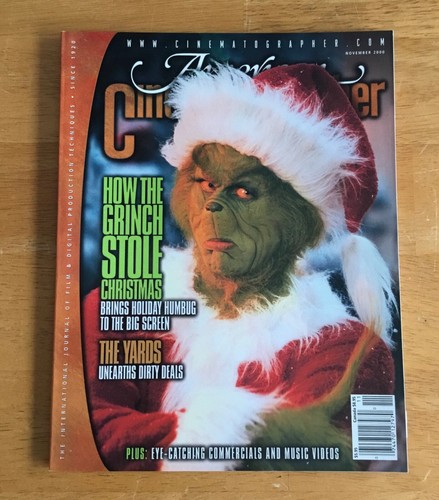 American Cinematographer Magazine November 2000 Grinch Stole Christmas ...