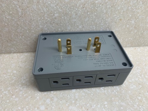 APC 6 Outlet Wall Surge Protector 1080 Joules Surgearrest Essential P6W ...
