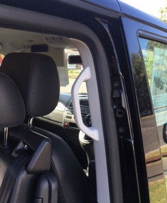 VOLKSWAGEN TRANSPORTER T5 + T6 - B PILLAR GRAB HANDLE + BRACKET KIT ...