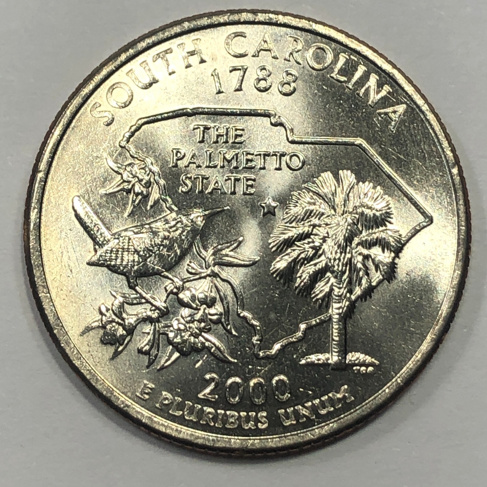 2000 D - South Carolina Statehood Quarter Dollar Coin | eBay