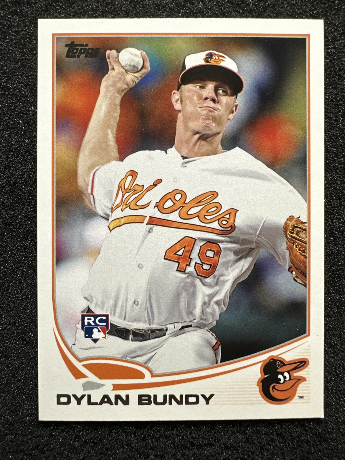 DYLAN BUNDY #78 2013 Topps Series 1 Baseball Rookie Card RC Baltimore ...