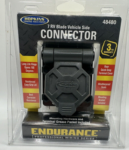 Hopkins 7 RV Blade Vehicle Side Connector 48480 Endurance Wiring Series ...