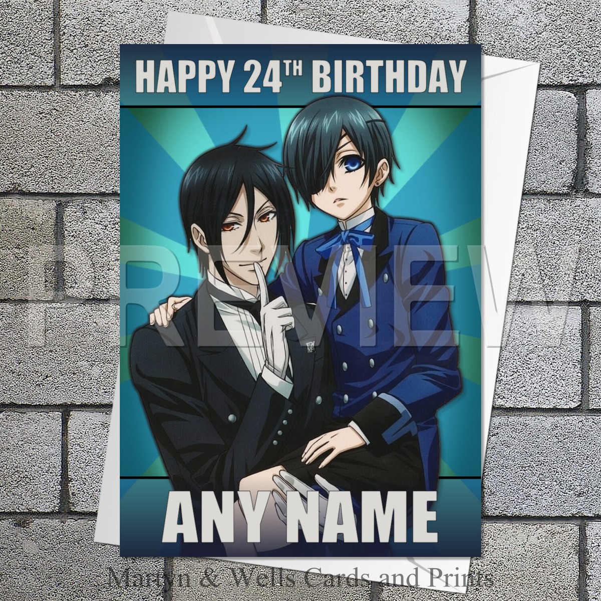 Sebastian Og Ciel Svart Butler Sebastian X Ciel Etsy UK