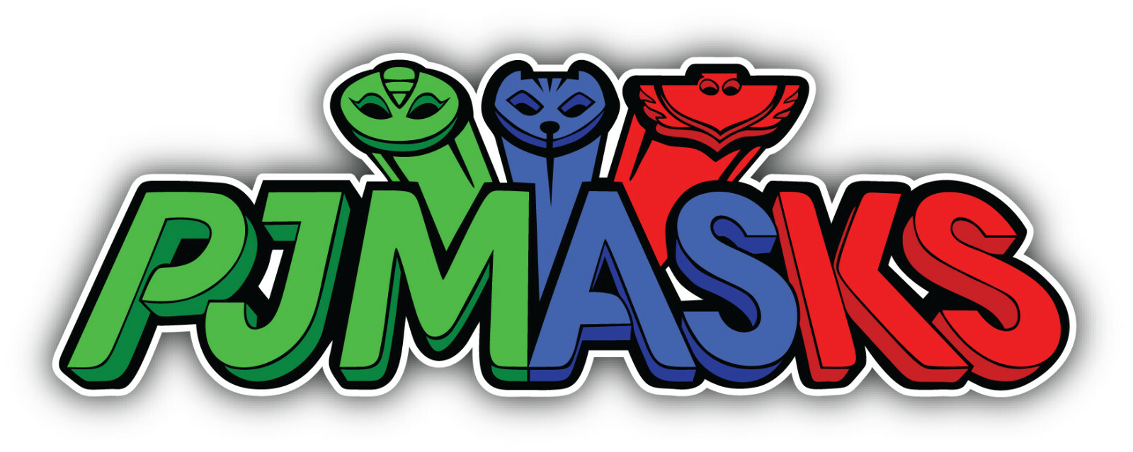 PJ Masks Cartoon Logo Sticker Bumper Decal - ''SIZES'' | eBay