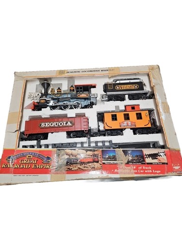 New Bright The Great American Express Railroad Geoffrey Box Car Train ...