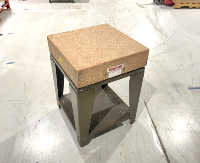 Starrett 24" x 24" x 6" Inspection Surface Plate, Grade A, Crystal Pink ...