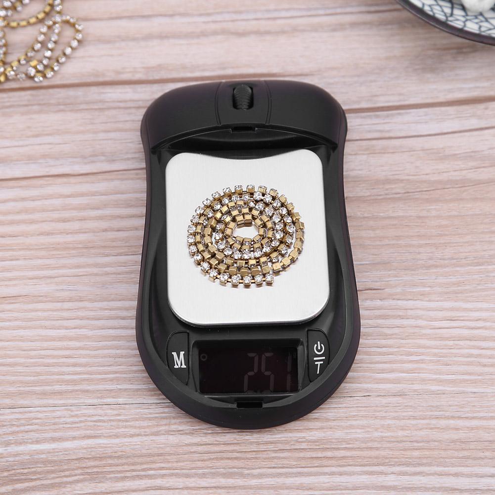 Portable LCD Display Mouse Scale Digital High Precision Jewelry Scale ...