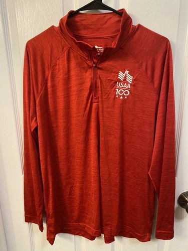 USAA Women’s Red 100 Year Anniversary 1/4 Zip Shirt | eBay