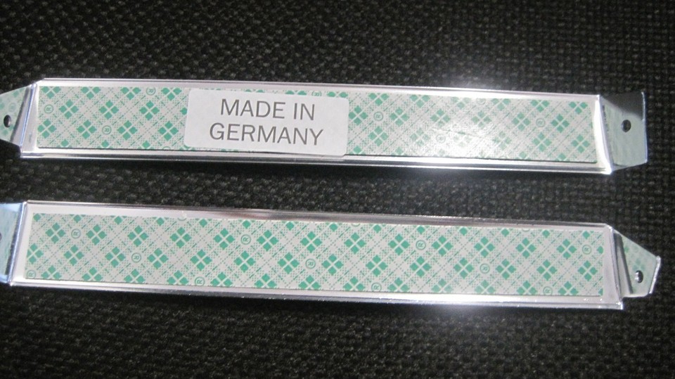 Porsche 914 Roll Bar Sail Polished Trim 914-559-017-10 & 914-559-018-10 ...