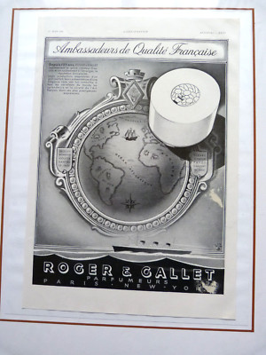 ANCIENNEAffiche publicitaire "ROGER-GALLET" années 1910/1930 | eBay