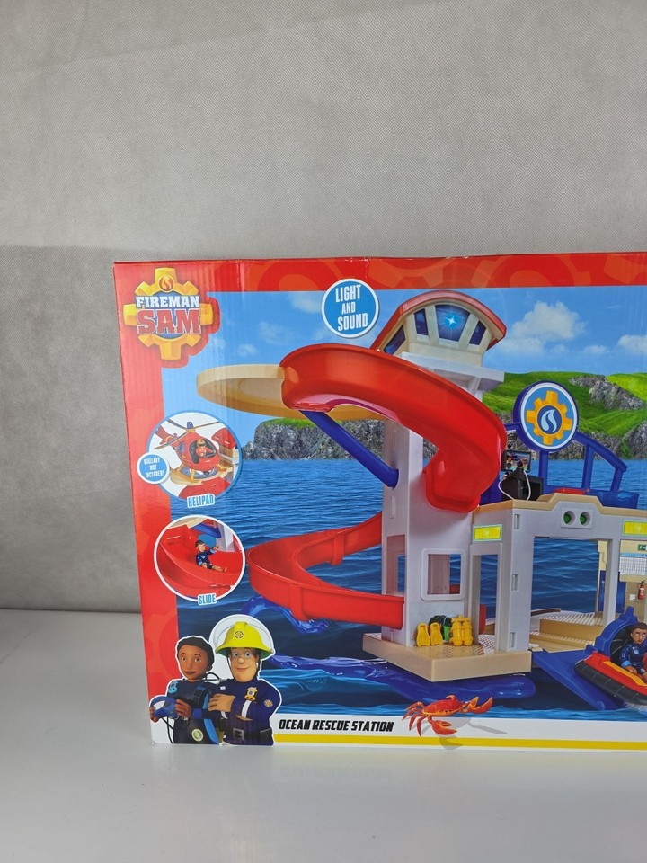 Fireman Sam Ocean Rescue Station Playset, Simba Toys, Cbeebies, New In ...