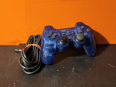 Sony PlayStation 2 PS2 Dualshock Clear Ocean Blue Controller ~ Please ...
