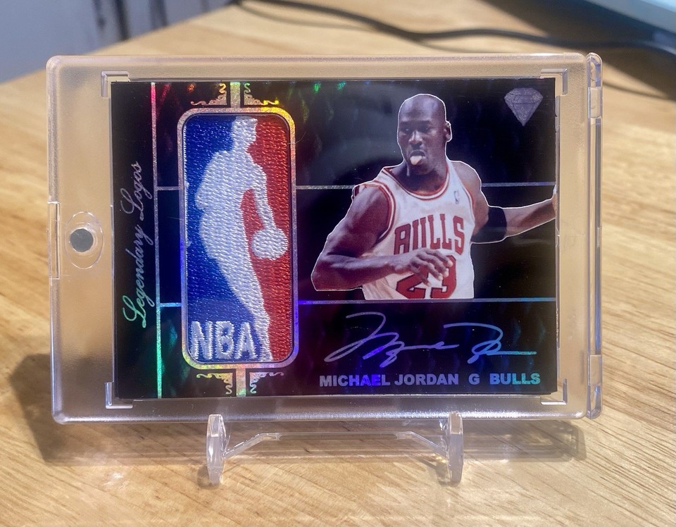 Michael Jordan Legendary Logos Logo man Refractor | eBay