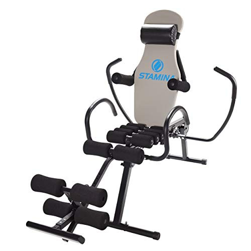 Stamina Back Stretcher Gentle Inversion Table, 55-1489 - Black/White