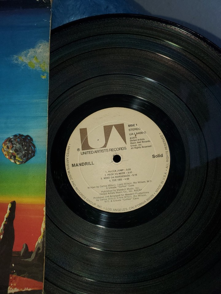 Mandriles Suod Label 1975 United Cal # UA-LA 408 12"Vinyl Record LP ...