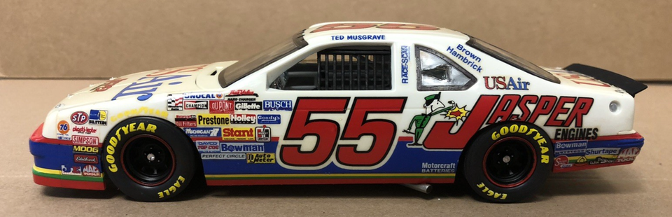 Built NASCAR Ted Musgrave Jasper US AirFord Thunderbird #55 Plastic ...