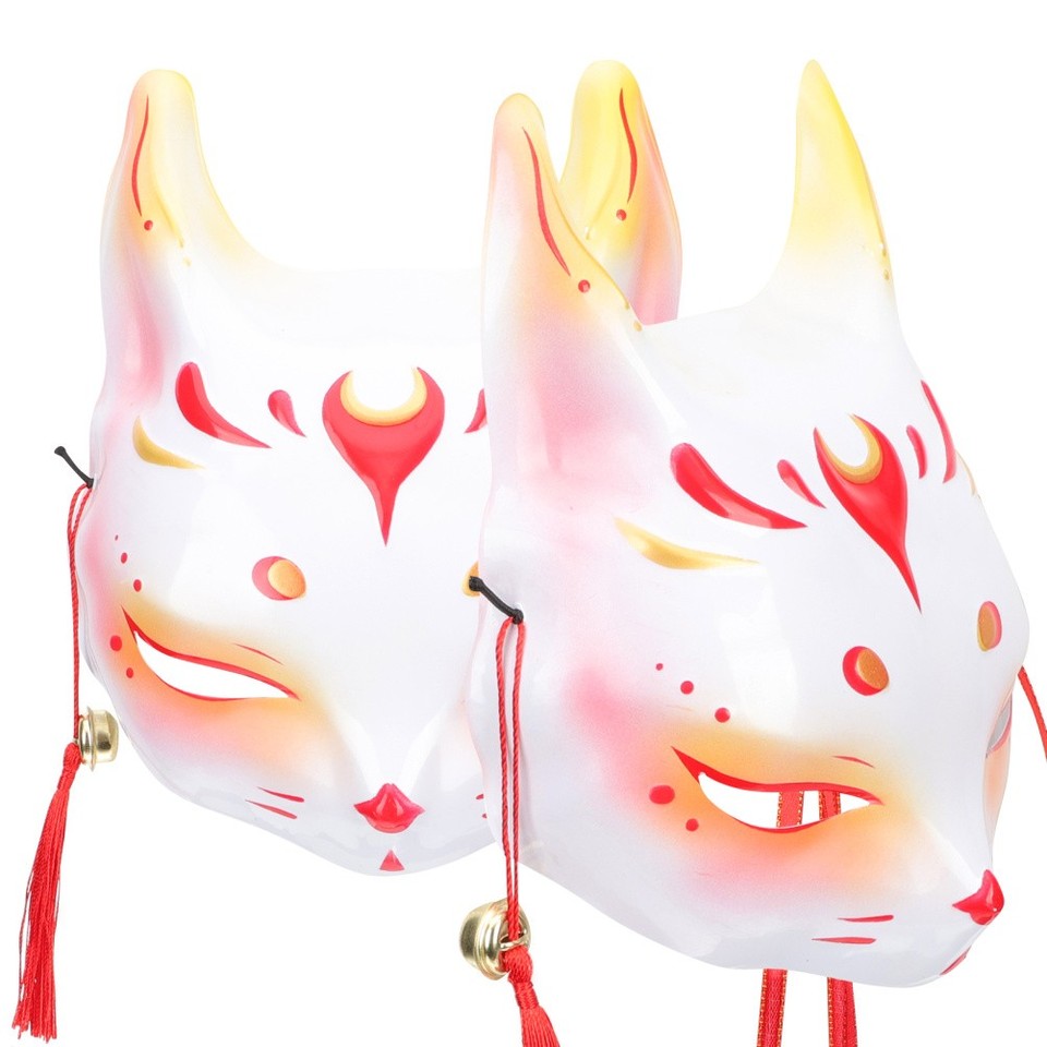 2pcs Half Masks Party Decor Masks Halloween Masks Stage Performance ...