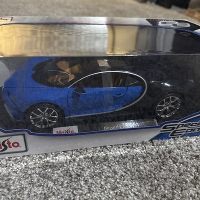 Bugatti Chiron Blue - 1/18 Scale Maisto Special Edition Diecast - New ...
