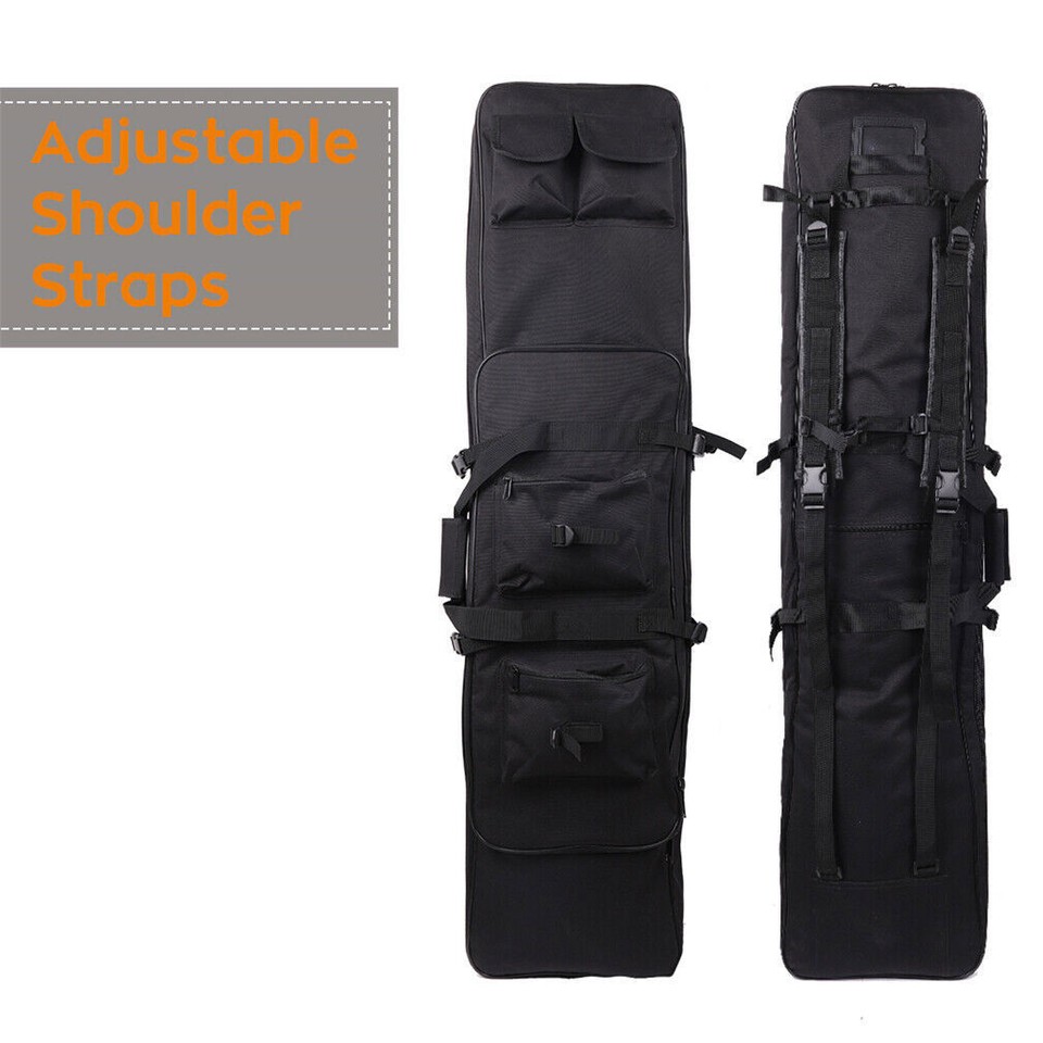 Large Tactical Carbine Rifle Range Gun Carry Case Bag Shooting Hunting ...