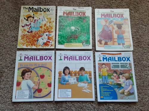 VINTAGE Lot of 6 THE MAILBOX Idea Magazine for Teachers Homeschool ...
