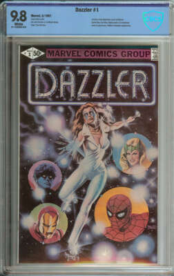 DAZZLER #1 CBCS 9.8 WHITE PAGES // BOB LARKIN COVER MARVEL COMICS 1981 ...