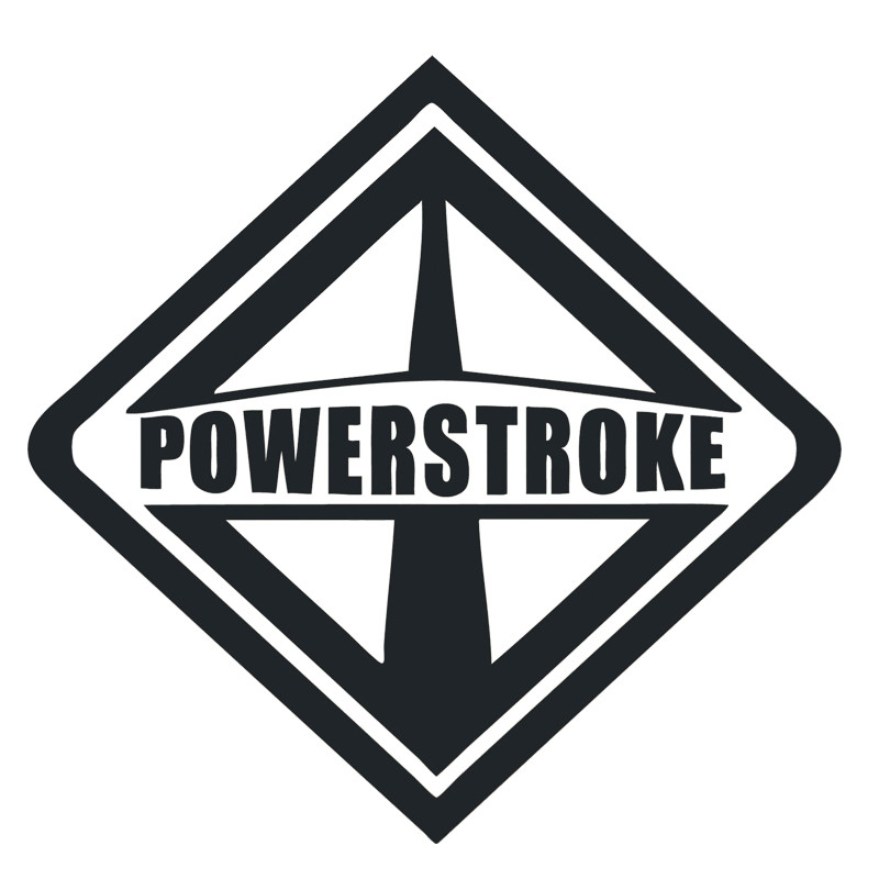 Ford International Powerstroke power stroke Sticker Super Duty PSD ...