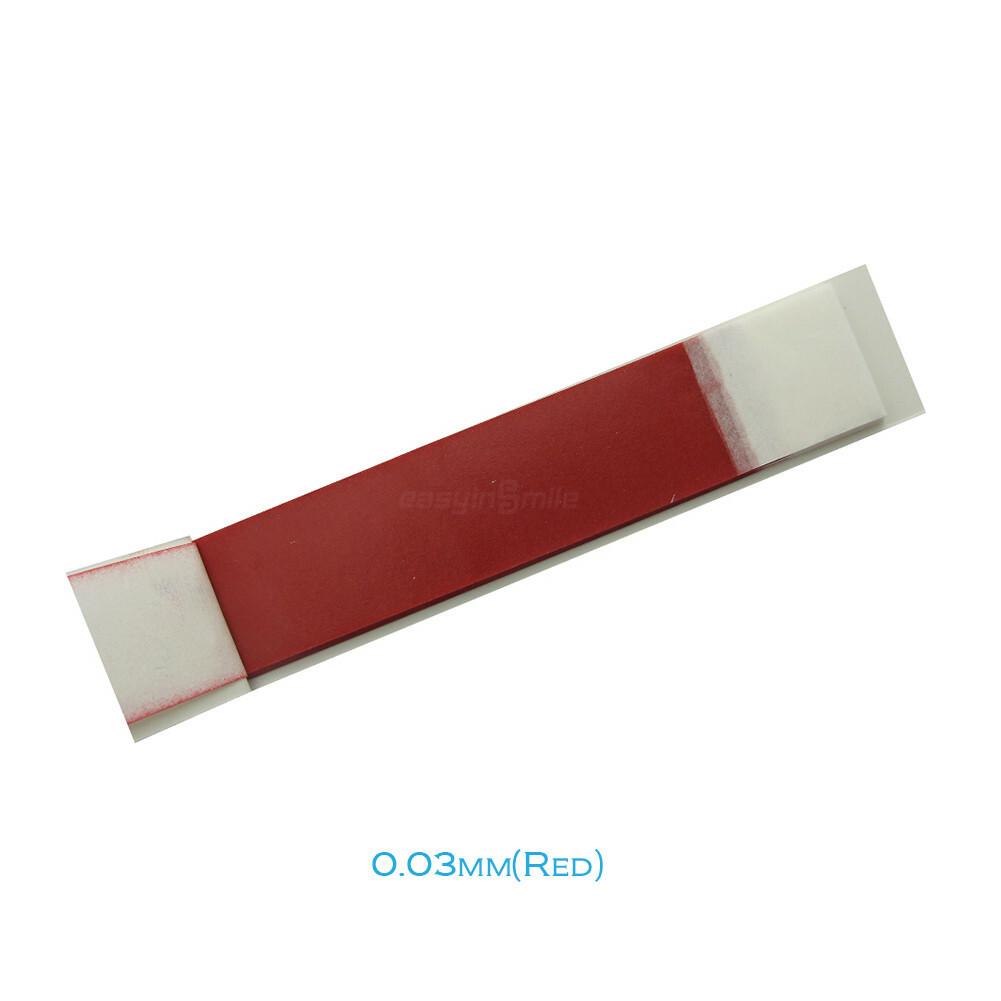 Blue Red Bite Registration Paper 200 Sheets Dental Articulating Paper ...