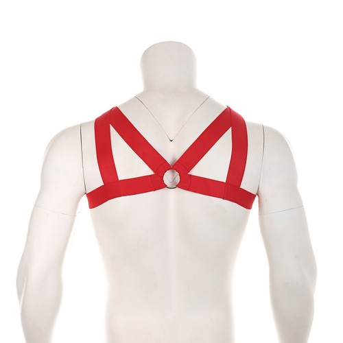 Men's Chest Harness Halter Elastic Straps Body Harness Costume Clubwear ...
