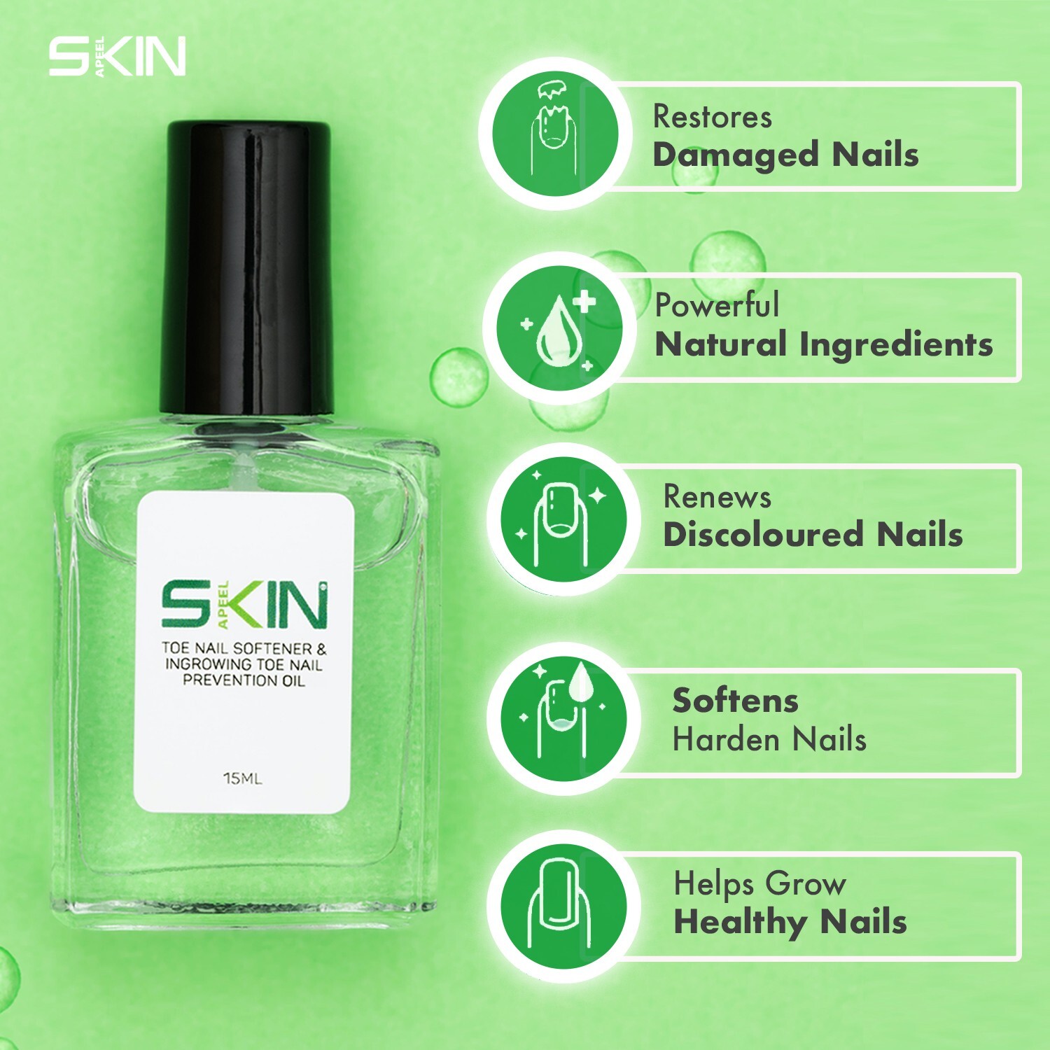 TOE NAIL SOFTENER | Softens Ingrown Toenail | Treatment Oil for Hard ...
