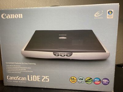 Canon CanoScan LiDE 25 Color Image Scanner 1200 X 2400 DPI 13803054583 ...