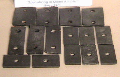 1928-1931 Model A Ford Body to Frame Rubber Body Block Mounting Pad Set ...