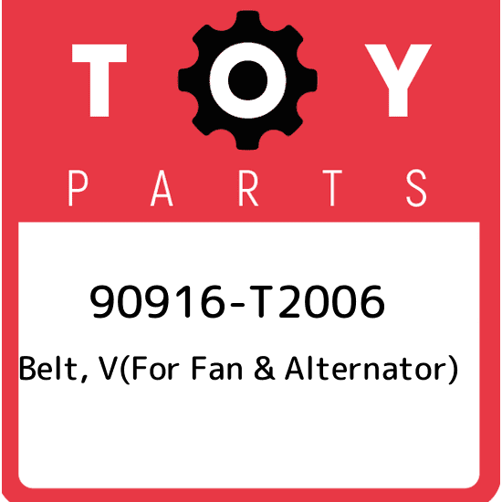90916-T2006 Toyota Belt, v(for fan & alternator) 90916T2006, New ...