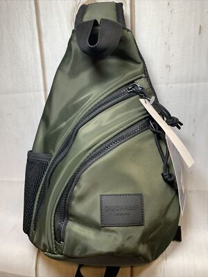 Duchamp London Sling Bag Green Backpack Durable Travel Rubberized ...