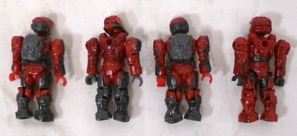 2010 Mega Bloks Halo UNSC Red Combat Unit Set With Directions And ...