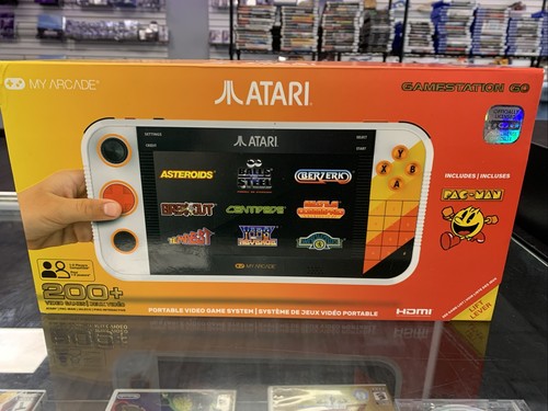 Atari My Arcade Gamestation Go Handheld Gaming System W/ 200+ Games ...