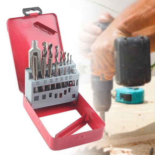 Combination Drill Tap Bit Set Metric Thread Cutting Tools Power Drill ...