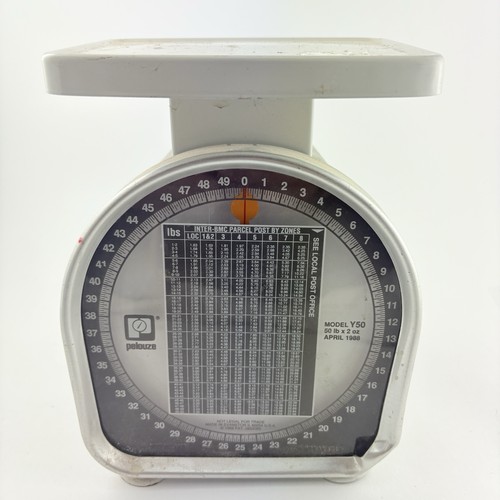 Vintage Analog Pelouze Y50 50lb Postal Package Scale Made In USA 1988 ...