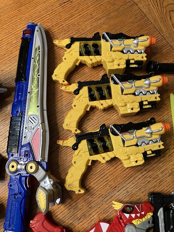 Power Rangers Dino Charge And Ninja Huge Lot Bandai Zord Blaster | eBay ...