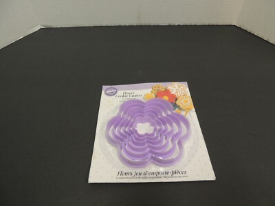 Wilton Flower Cookie Cutters 6 Cutters In Graduated Sizes | eBay