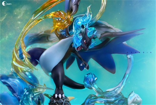 New Mega X Charizard Resin Statue Genesis Studio Original Anime Model ...