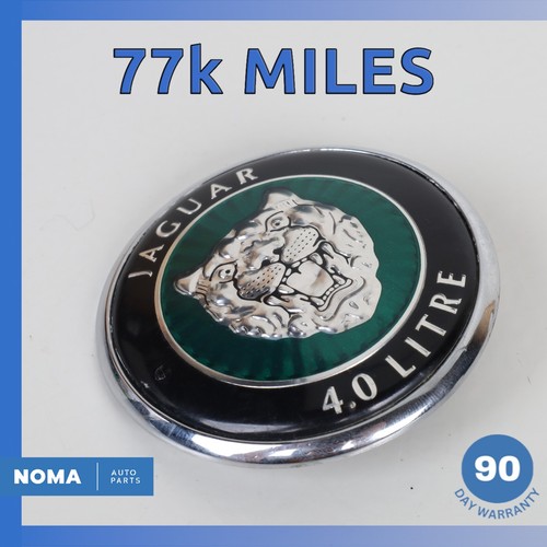 97-02 Jaguar X100 XK8 Hood Bonnet Logo Emblem Badge HJA5903AA OEM 77k ...