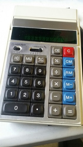 VINTAGE SHARP COMPET VX-1118 CALCULATOR | eBay