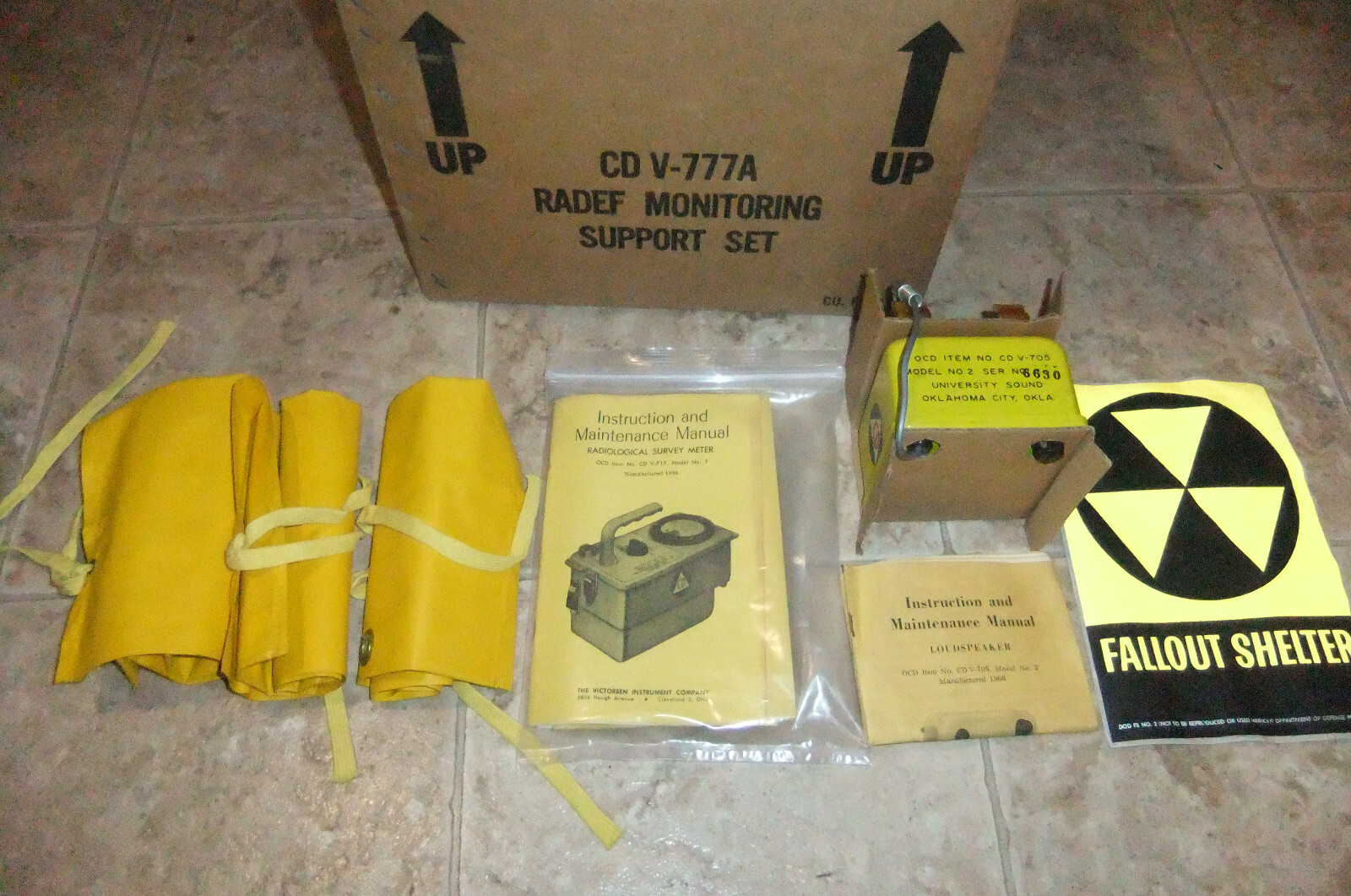 RARE!! CDV-777 Geiger Counter and Radiation Detection Set for Fallout ...