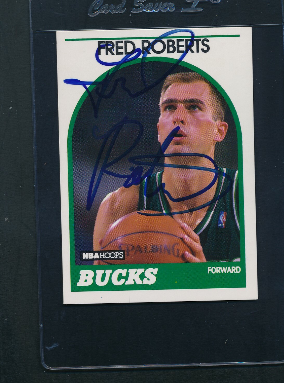 1989/90 Hoops #136 Fred Roberts Bucks Signed Auto *D8912 | eBay