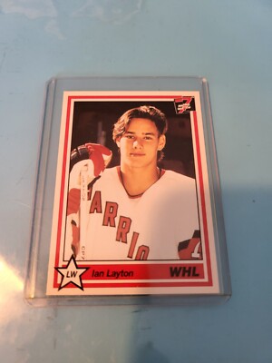 1990-91 7th Inning Sketch WHL # 154 IAN LAYTON MOOSE JAWS WARRIORS | eBay