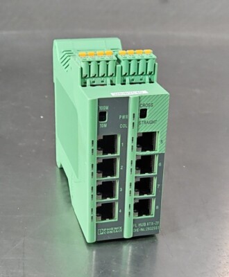 Phoenix Contact FL HUB 8TX-ZF Ethernet Hub with 8 RJ45 Ports - 2832551 3A-18 | eBay