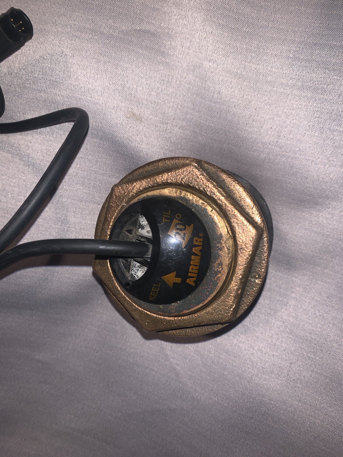 Garmin / Airmar B60-20 Bronze Thru Hull 20° Tilted Element Transducer 6 ...