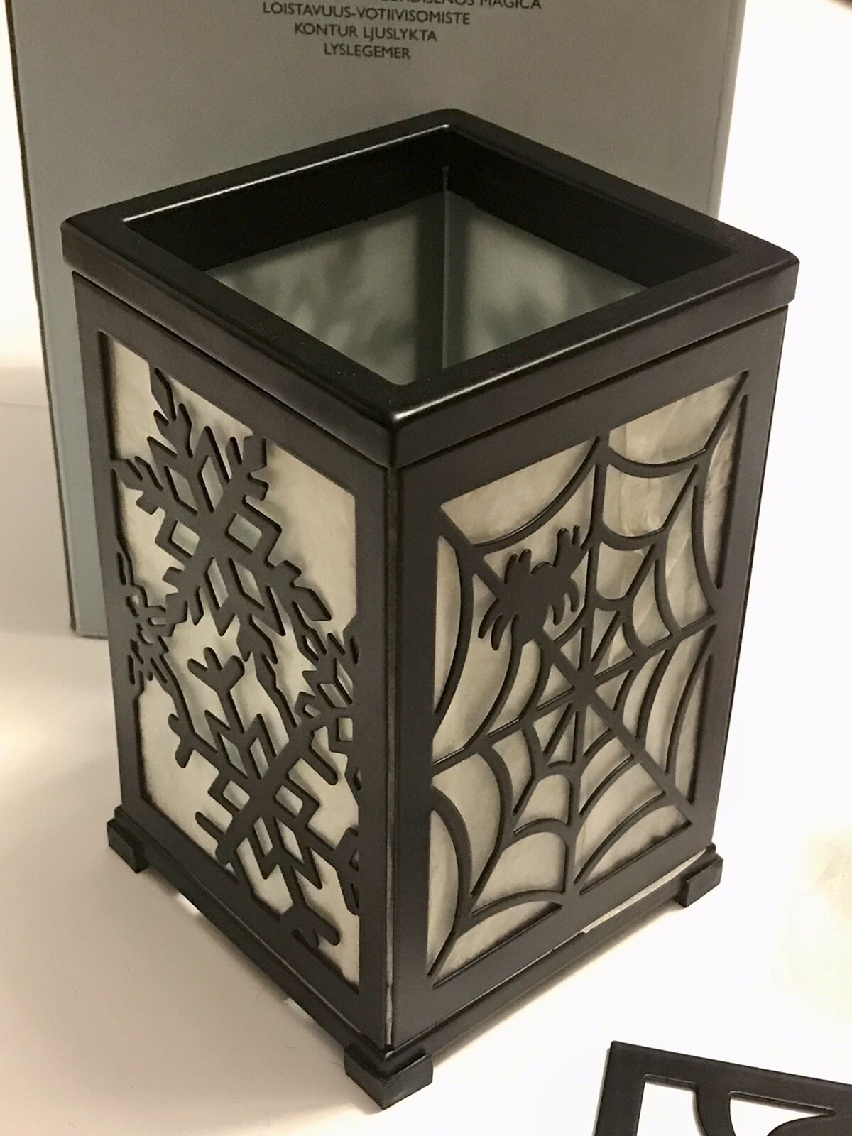 Partylite Change-O-Luminary Lantern P8977 Tealight Holder 3 Holiday ...